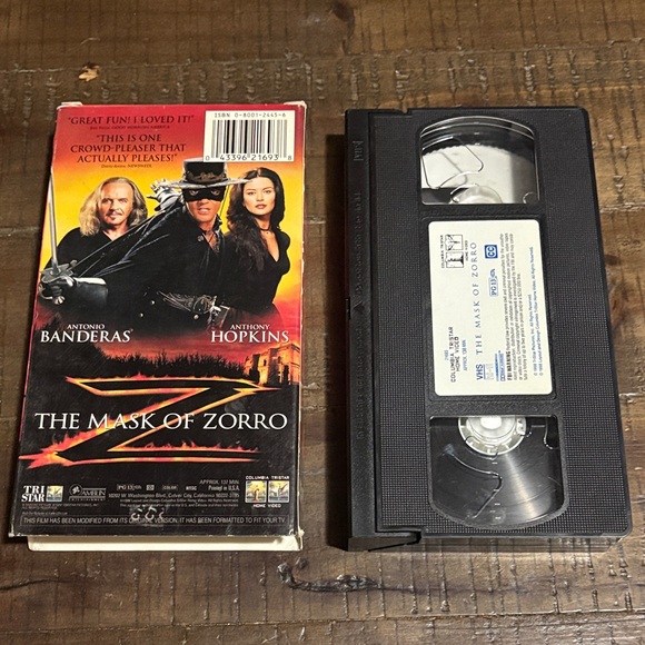 Other | The Mask Of Zorro Vhs Tape Bundle And Save 52 | Poshmark